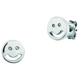 CAI Ca&iuml; Damen CA&Iuml; Paar Ohrstecker &raquo;925/- Sterling Silber rhodiniert Smile&laquo;