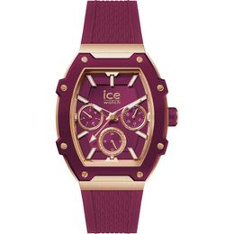 Ice Watch Ice-Watch Damen ice-watch Multifunktionsuhr &raquo;ICE boliday - Alu - Small - MT&laquo; Quarzuhr, Armbanduhr, Damenuhr, analog, Datum, 12/24-Stunden-Anzeige rosa