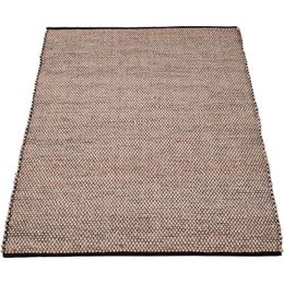 Paco Home Teppich &raquo;Odense 684&laquo; rechteckig 13 mm H&ouml;he handgewebter Wendeteppich, Jute & Wolle, meliert, Wohnzimmer grau Baumwolle, Jute, Wolle