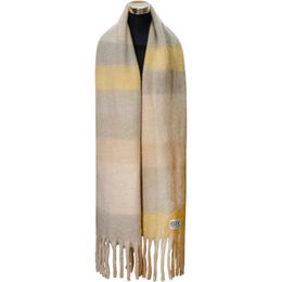 Chillouts Damen Chillouts XXL-Schal &raquo;Gero Scarf&laquo; mit dicken Fransen beige