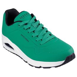 Skechers Herren Sneaker &raquo;Uno - Stand on Air&laquo; Freizeitschuh, Halbschuh, Schn&uuml;rschuh mit Air-Cooled Memory Foam gr&uuml;n 48,5