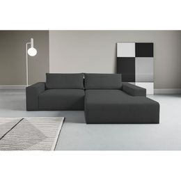 WERK2 Ecksofa &raquo;Rio, elegant & bequem, Breite 262 cm, L-Form&laquo; Puristisches Design mit maximalem Komfort 100% Polyester