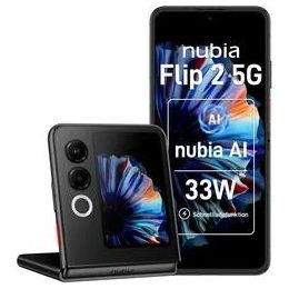 Nubia Flip 2 5G 256GB Night Black Smartphone