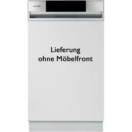 Gorenje teilintegrierbarer Geschirrsp&uuml;ler Geschirrsp&uuml;ler &raquo;GI520E15X&laquo; 9 Ma&szlig;gedecke silber