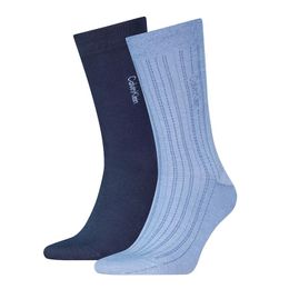 Calvin Klein Herren Socken &raquo;CK MEN SOCK PATTERN LINES&laquo; 2 Paar Einheitsgr&ouml;&szlig;e