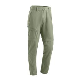 Maier Sports Herren Outdoorhose &raquo;Tajo Zip Loop&laquo; Herren Wanderhose, Zip-Off Funktionshose, 4 Taschen, Regular Fit gr&uuml;n 48, Normalgr&ouml;&szlig;en
