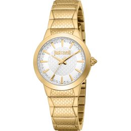 Just Cavalli Analog Watch female Gold size One Size