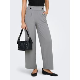 Jacqueline de Yong Jdy Damen JDY Jerseyhose &raquo;JDYGEGGO NEW LONG PANT JRS NOOS&laquo; Materialmix grau L (40), L&auml;nge 32