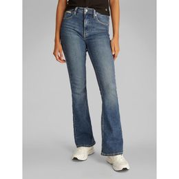 Calvin Klein Jeans Damen Bootcut-Jeans &raquo;SKINNY BOOTCUT&laquo; in blauer Waschung blau 29, L&auml;nge 32