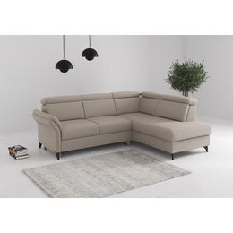 Sit & More sit&more Ecksofa &raquo;Glendale, L-Form&laquo; inkl. Kopfteilverstellung, wahlweise mit Vorziehsitz und Bettkasten 95% Polyester, 5% Polyamid
