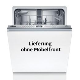 Bosch vollintegrierbarer Geschirrsp&uuml;ler Serie 4 &raquo;SMV4EAX28E&laquo; 13 Ma&szlig;gedecke silber 3-fach Rackmatik: Auch mit voll beladenem Oberkorb in 3 Stufen bis 