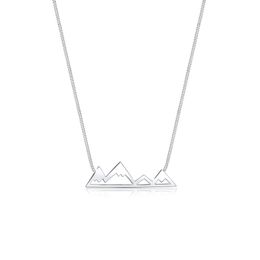 Elli Damen Kette mit Anh&auml;nger &raquo;Anh&auml;nger Berge Mountain 925 Sterling Silber&laquo; silber