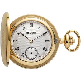 Regent Uhren Regent Herren Taschenuhr &raquo;P773&laquo; Herrenuhr, Handaufzug, dezentrale Sekunde gold