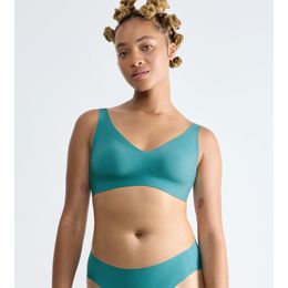Sloggi Damen Sloggi B&uuml;gelloser BH &raquo;ZERO Feel 2.0 Soft bra&laquo; nahtlos und unsichtbar blau M, N-Gr