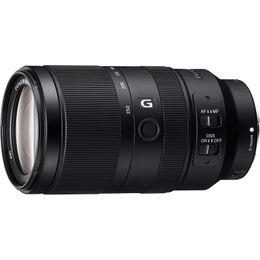 Sony Objektiv &raquo;SEL-70350G E-Mount Super-Telezoom&laquo; E 70-350mm F4.5-6.3 G, OSS, APS-C schwarz Akku, Objektivr&uuml;ckdeckel und Objektivschutzkappe inbegriffen