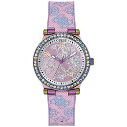 Guess Damen Quarzuhr &raquo;LOTUS&laquo; Armbanduhr, Damenuhr rosa
