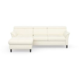 Sit & More sit&more Ecksofa &raquo;Marano L-Form&laquo; inklusive Kopfteilverstellung, wahlweise mit Bettfunktion, Bettkasten beige 98% Polyester, 2% Polyamid