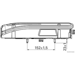 HERTH+BUSS ELPARTS Heckleuchte 83830068 rechts 7-Kammerleuchte f&uuml;r VW MERCEDES-BENZ 9068201764 A9068201764 2E0945096A