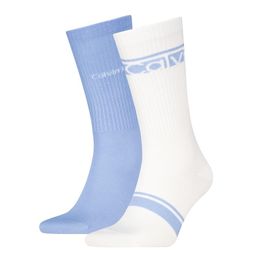Calvin Klein Herren Socken &raquo;CK MEN SOCK 2P LOGO STRIPE&laquo; 2 Paar Einheitsgr&ouml;&szlig;e