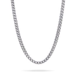 Fynch-Hatton Herren Fynch-Hatton Gliederkette &raquo;Schmuck Edelstahl Halskette The Foxtail Chain Fuchsschwanz&laquo; silber