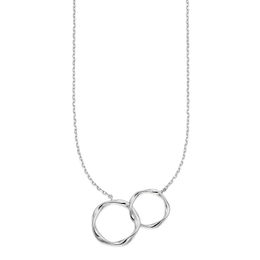 HECHTER PARIS Damen HECHTER PARIS Kette mit Anh&auml;nger &raquo;Schmuck Geschenk Silber 925 Halsschmuck Halskette Ankerkette&laquo; silber