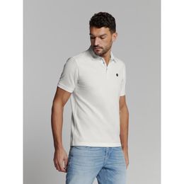 NO EXCESS Herren NO EXCESS Poloshirt &raquo; Poloshirt Polo Pique Garment Dyed&laquo; wei&szlig; XXL