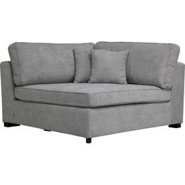 Home Affaire Sofa &raquo;Skara XXL&laquo; Eckelement zur individuellen Polstergarnitur-Gestaltung grau 100% Polyester