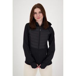 DEPROC Active Damen DEPROC Active Strickfleecejacke &raquo;ELMCOURT V WOMEN&laquo; auch in Gro&szlig;en Gr&ouml;&szlig;en erh&auml;ltlich schwarz 40/42 (M)