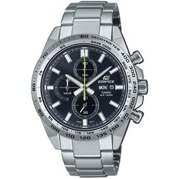 CASIO EDIFICE Herren CASIO EDIFICE Chronograph &raquo;EFR-574D-1AVUEF&laquo; Quarzuhr, Armbanduhr,Herrenuhr bis 10bar wasserdicht, Edelstahlarmband silber