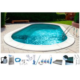 my POOL BWT Ovalpool &raquo;PREMIUM mit grauer Innenfolie&laquo; H&ouml;he 120 cm, in versch. Gr&ouml;&szlig;en erh&auml;ltlich grau