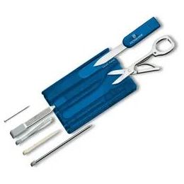 Victorinox Swiss Card Classic, 10 Funktionen blau transparent