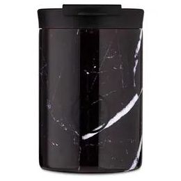 24Bottles&reg; Travel Tumbler Grand 350ml Black Marble