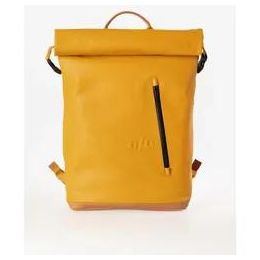 Aunts & Uncles aunts & uncles Japan Fukui Rolltop Rucksack mit 15" Notebookfach mustard