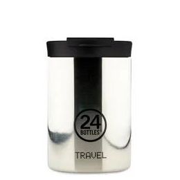 24Bottles&reg; Travel Tumbler Glam 350ml Platinum