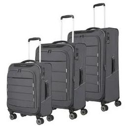 Travelite Skaii Trolley-Set 4-Rad, L erw./M erw./S Gipfelgrau