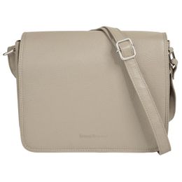 Bruno Banani Damen Umh&auml;ngetasche echt Leder beige