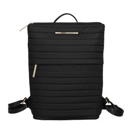 Travelite Damen Travelite Freizeitrucksack &raquo;BARBARA & Travelite BARBARA STEPP&laquo; Safety-Rei&szlig;verschlussfach Aufsteckfunktion schwarz B/H/T: 30cm x 39cm x
