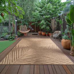 Ayyildiz Teppiche &raquo;TIMBER 1403&laquo; rechteckig 5 mm H&ouml;he L&auml;ufer, In und Outdoor, Jute Sisal Optik, Wohnzimmer, Aussenbereich braun Polypropylen