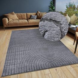 ELLE DECORATION Designteppich &raquo;Cosy Panglao, auch als Rundteppich erh&auml;ltlich&laquo; rechteckig 14 mm H&ouml;he uni Kurzflor, Hoch Tief Struktur, modern, Skandi, 