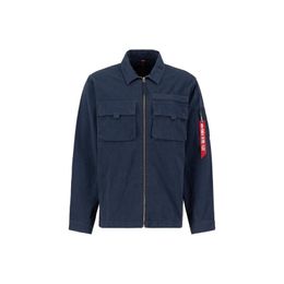 Alpha Industries Damen Hemdjacke &raquo;Twill Overshirt&laquo; blau S