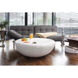 Salesfever Couchtisch &raquo;Coffeetable im minimalistischen Stil&laquo; wei&szlig;