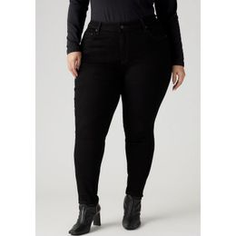 LEVI'S&reg; PLUS Levi's Plus Damen Levi's Plus Skinny-fit-Jeans &raquo;721 PL HI RISE SKINNY&laquo; sehr figurbetonter Schnitt schwarz 20 (52), L&auml;nge 32
