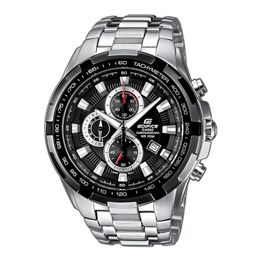 CASIO EDIFICE Herren CASIO EDIFICE Chronograph &raquo;EF-539D-1AVEF&laquo; Quarzuhr, Armbanduhr,Herrenuhr,Edelstahlarmband,bis 10 bar wasserdicht silber