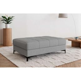 OTTO home Polsterhocker &raquo;LEEVKE Sitzhocker passend zum Sofa, Breite 115 cm&laquo; mit hochelastischer Schaum und Wellenunterfederung 100% Polyester