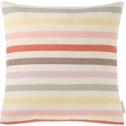 Tom Tailor HOME Kissenbez&uuml;ge &raquo;Pastel Stripe&laquo; in frischen Farben gelb Baumwolle;Leinen;Polyester, Obermaterial: 62% Baumwolle, 19% Leinen, 19% 