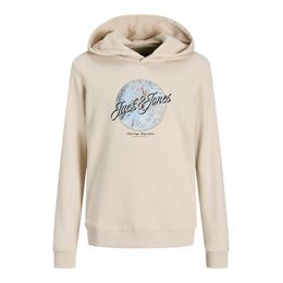 Jack & Jones Jack & Jones Junior Sweatshirt 'Honolulu' Jungen Gr&ouml;&szlig;e 164 beige / hellblau / schwarz