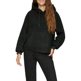 Qs Damen QS Hoodie, mit Teddy Qualit&auml;t schwarz M