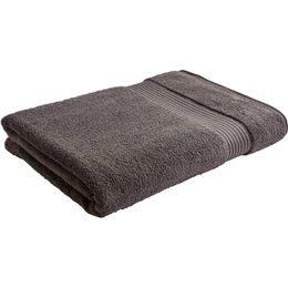 Christy Strandt&uuml;cher &raquo;Supreme&laquo; Premium Handtuch in Luxusqualit&auml;t, 650g/m&sup2;, 100 x 180, 2er Set grau Walkfrottier, Obermaterial: 100% Baumwolle