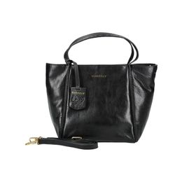Burkely Damen Henkeltasche &raquo;Burkely Taschen Leder&laquo; schwarz