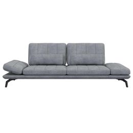 FLEXLUX &raquo;Tropea Funktionssofa, Designsofa, Relaxfunktion, TV-Couch,&laquo; mit Armteilverstellung sowie Sitztiefenverstellung, Breite 252 cm grau 100% 